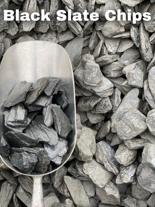 Black Slate Chips - Roedell's Landscaping