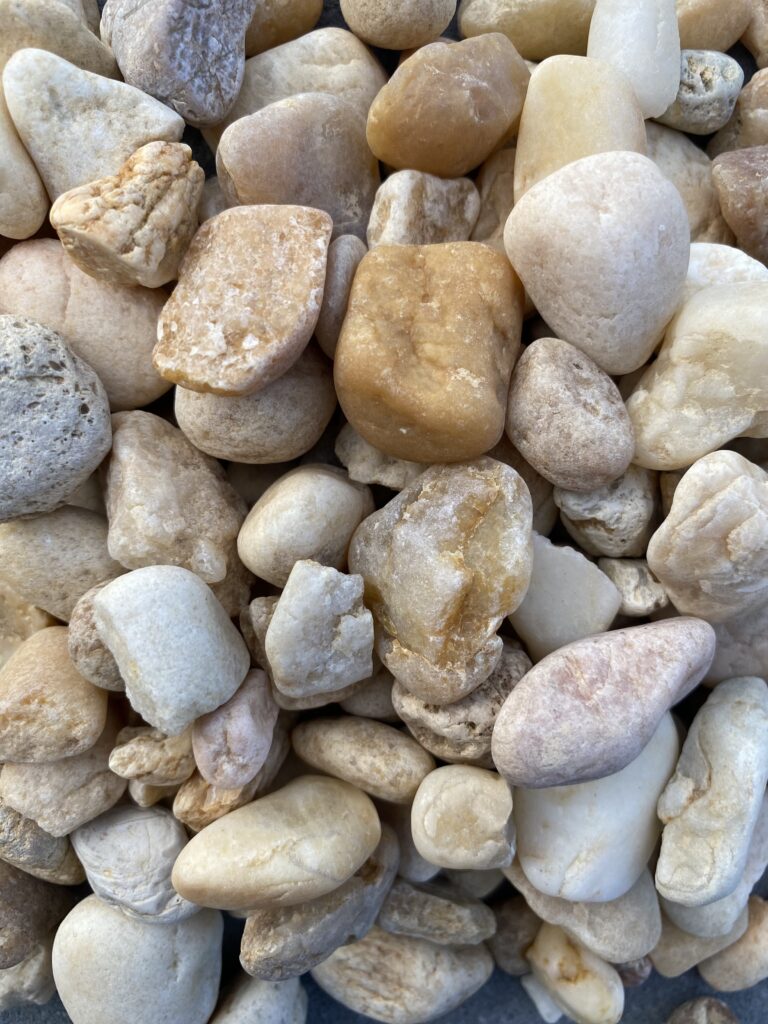 River Rock White - Various Sizes - Roedell's Landscaping